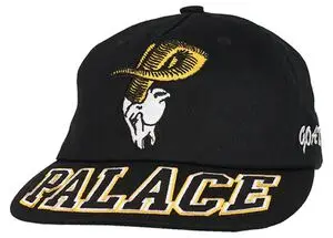 PALACE Goats 5panel Cap - Black