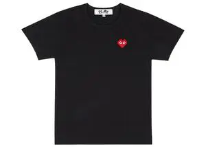 Play Comme Des Garcon X Invader T-shirt Black