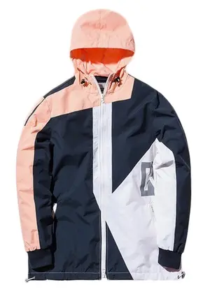 Kith Madison Jacket Navy/salmon