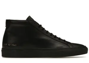 COMMON PROJECTS Original Achilles High Top Sneakers - Black