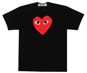 Play Comme Des Garcon Cuffed Tops
