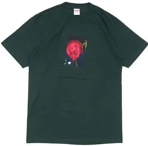 Supreme Araki Rose Tee Shirt - Green