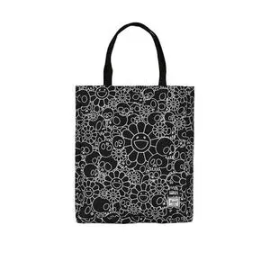 TAKASHI MURAKAMI Skull & Flower Print Tote