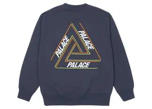 PALACE Basically A Triferg Crew - Navy Blue