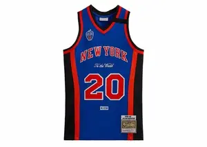 Kith Mitchell & Ness Allan Houston Jersey - Knicks Blue/knicks Orange