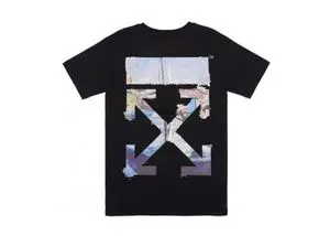Off-White Edouard Manet Boat Studio Claude Monet Arrows Oversized Fit T-shirt