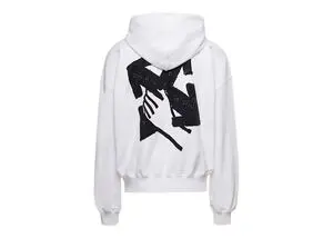 Off-white Boxy Sweatshirts Hoodies For Men