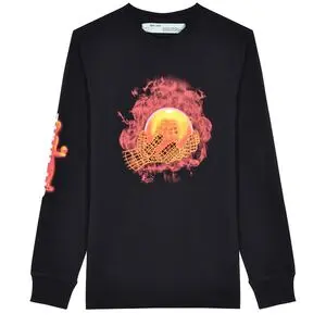 Off-White Hands And Planet Long Sleeve T-shirt