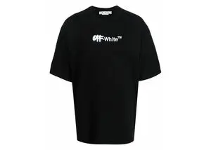 Off-White Off Off Embroidered Spray Helvetica Skate Tee Shirtin