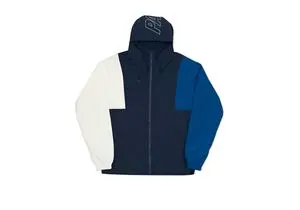 PALACE Hooded Shell Top - Navy Blue/white/teal