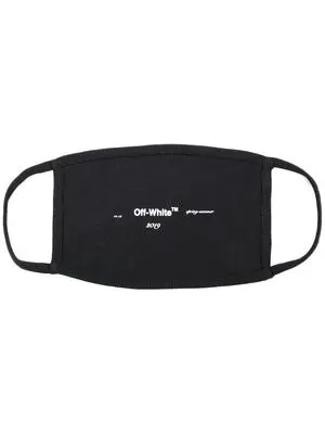 Off-White Logo Face Mask - Black/white