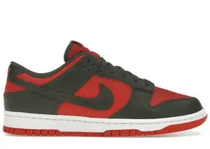 Nike Dunk Low Sneakers - Mystic Red/cargo Khaki/white