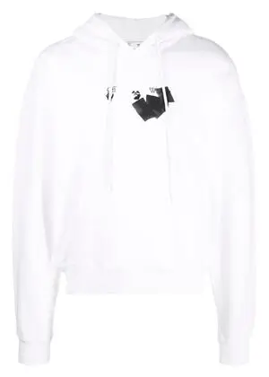 Off-White Jumbo Marker Arrows Hoodie - White/black