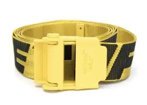 Off-White Industrial Belt - Yellow