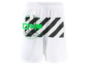 Off-White Mesh Shorts - White