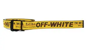 Off-White Industrial Belt - Yellow/black