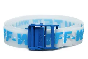 Off-White Industrial Logo Belt - Blue