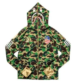 Bape Drop Shoulder Sweatshirts Hoodies For Men
