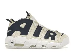 Nike Air More Uptempo 96 Sneakers - Coconut Milk Midnight Navy Blue
