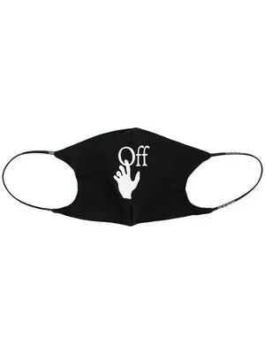 Off-White Hand Logo Face Mask - Black/white