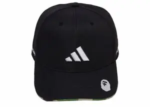 A BATHING APE X Adidas Golf Cap - Black