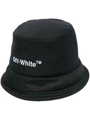 Off-White Helvetica Bucket Hat - Black/white