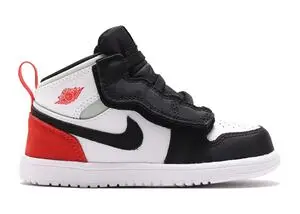 JORDAN 1 Mid Alt Sneakers - White/track Red/black