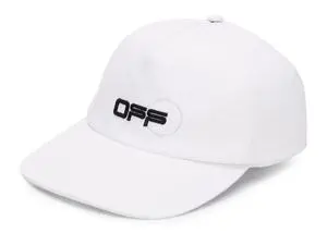 Off-White Logo Baseball Cap - White/black