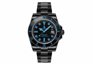 A BATHING APE Bapex Type 1 Watch - Black/blue