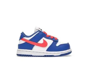 Nike Dunk Low Td - White/bright Crimson/game Royal