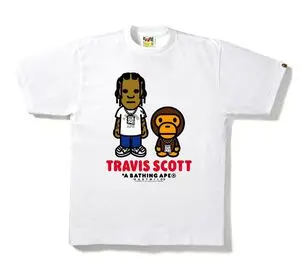 BAPE X Complexcon Travis Scott Milo Complexcon Exclusive Tee Shirt - White