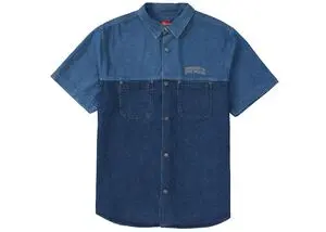 Supreme 2tone Denim Short Sleeve Shirt