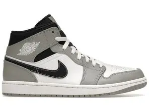 JORDAN 1 Mid Sneakers - Light Smoke Grey/white/anthracite