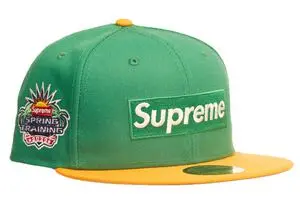 Supreme Box Logo New Era Cap - Green