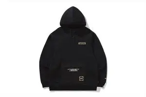 A BATHING APE X Alpha Industries Rib Collar Hoodie