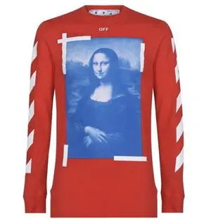 Off-White Mona Lisa Longsleeve T-shirt - Red