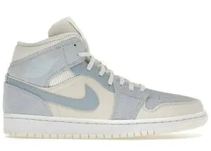 JORDAN 1 Mid Mixed Texturesin - Sail/blue