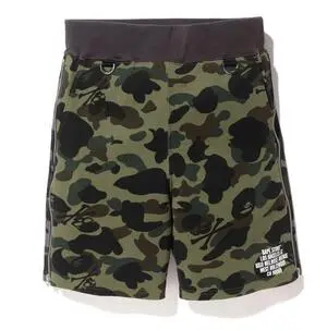 A BATHING APE Vs Mastermind Camo Sweatshorts