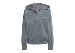 Adidas Version High Shine Hoodie - Blue