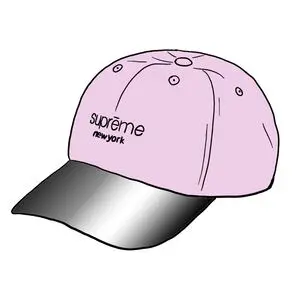 Supreme Acrylic Visor 6-panel - Light Purple