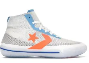 CONVERSE All Star Pro Bb Solstice High-top Sneakers - White/game Royal/total Orange