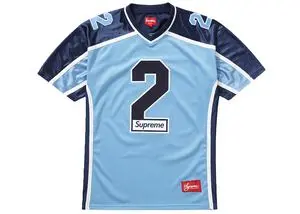 Supreme Above All Football Jersey - Light Blue