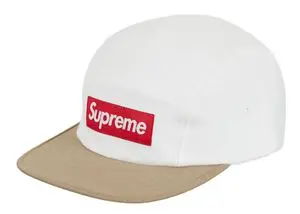 Supreme 2-tone Camp Cap - White