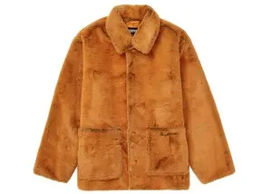 Supreme Faux Fur Shop Coat - Orange