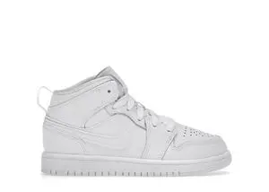 JORDAN 1 Mid Triple - White
