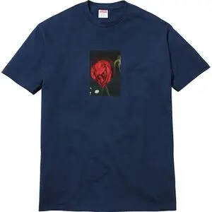 Supreme Akari Rose Tee Shirt - Navy Blue