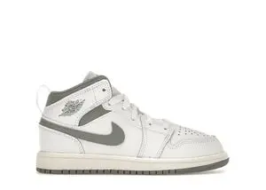 JORDAN 1 Mid Sneakers - White/stealth