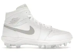 JORDAN Jordan 1 Mid TD Cleat White/grey Fog
