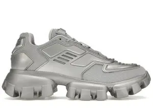 Prada Cloudbust Thunder Technical Fabric Sneakers - Silver