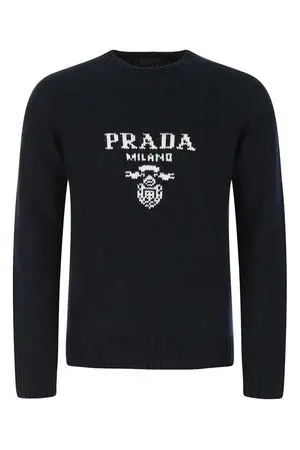 Prada Off The Shoulder Sweaters For Men